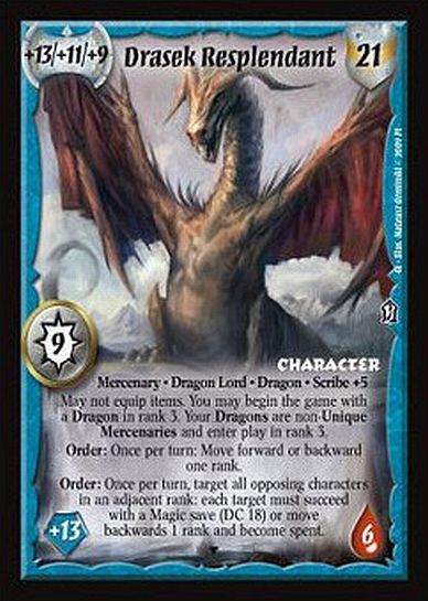 Drasek Resplendant - Mercenaries - Warlord Saga of the Storm | eBay