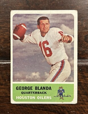 1962 Fleer #46 George Blanda Houston Oilers | eBay