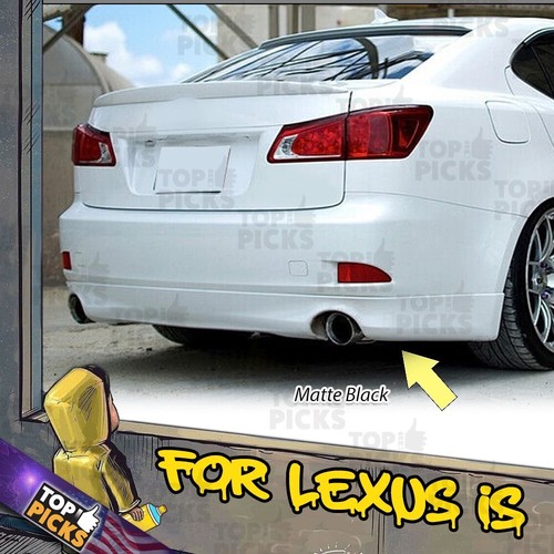 Fits 06-13 Lexus IS250 IS350 JDM VIP Style Rear Bumper Lower Skirt ...