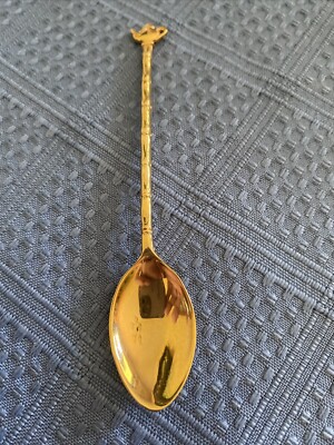 Gold Tone Tea Pot Teaspoon | eBay