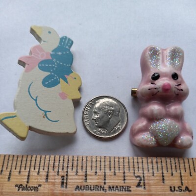2 EASTER PINS BROOCHES VINTAGE | eBay