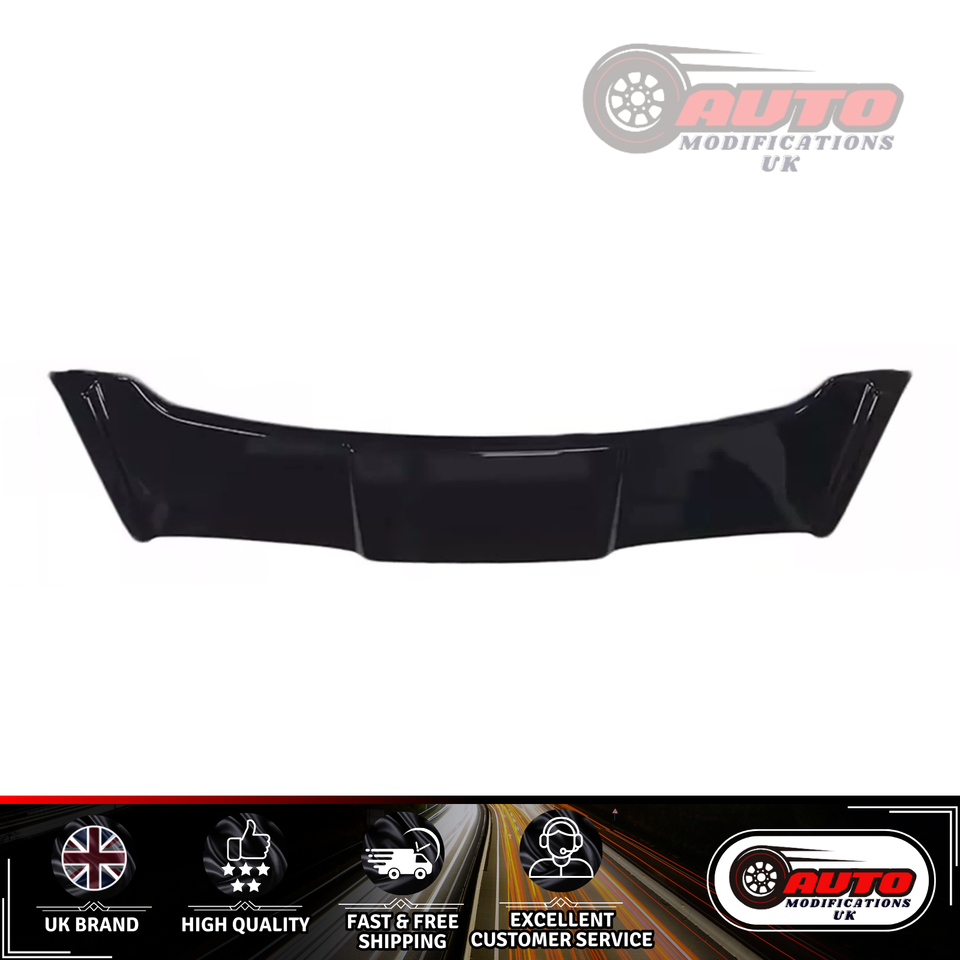 VW Polo MK4 9N Batman Style Rear Boot Roof Spoiler Wing Lip Gloss Black ...