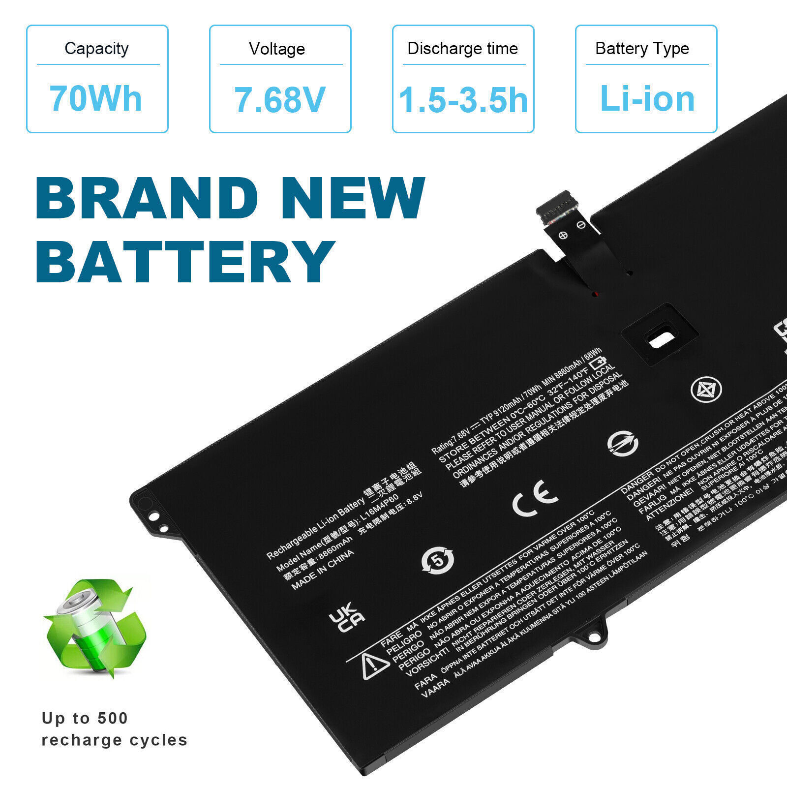 For Lenovo Battery Yoga 920 920-13IKB Flex Pro-13IKB L16M4P60 L16C4P61 ...