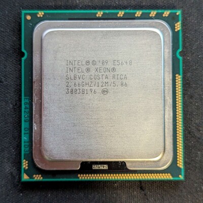 Intel Xeon E5640 - Quad Core - 2.66 GHz - LGA1366 - CPU Processor ...