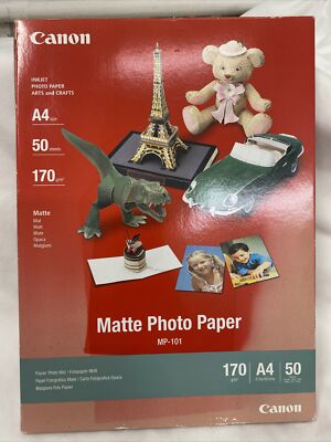 Canon MP-101 Matte A4 (210 x 297 mm) 50 sheet(s) photo paper for PIXMA ...