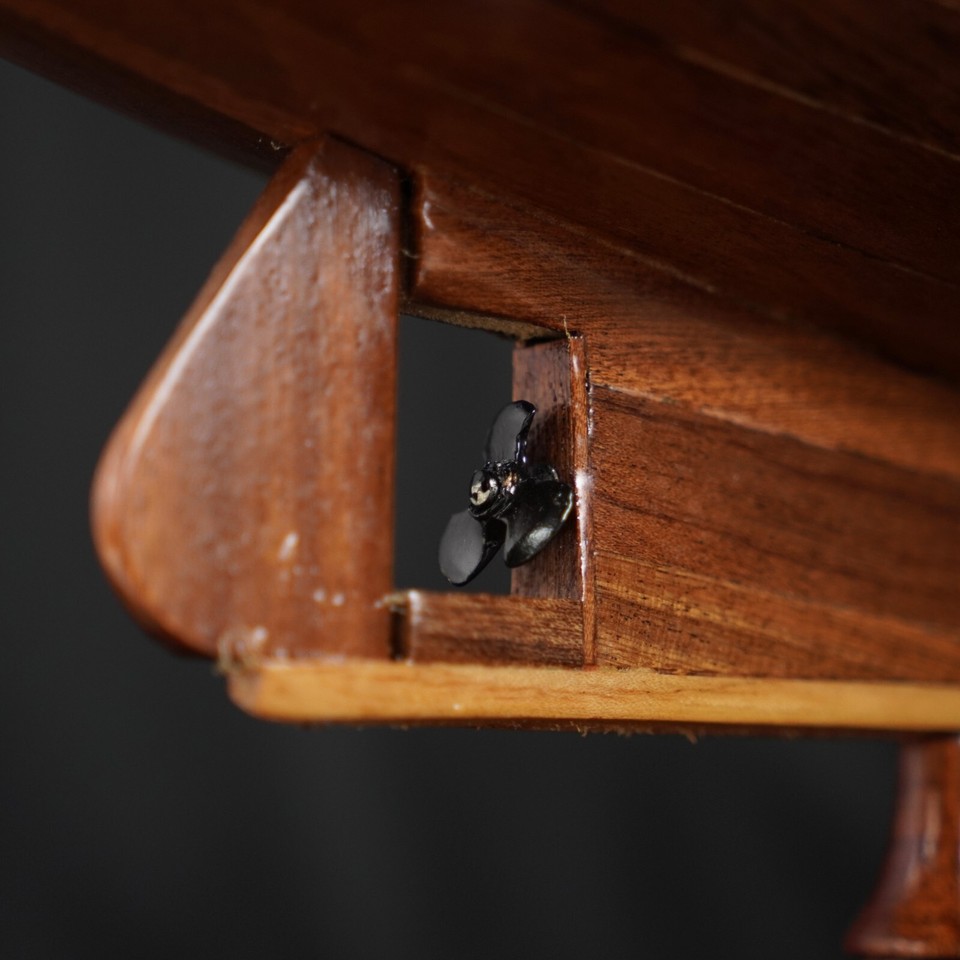 Atlantic Wooden Ship Boat Model 28” Handmade Ship Decoration | eBay