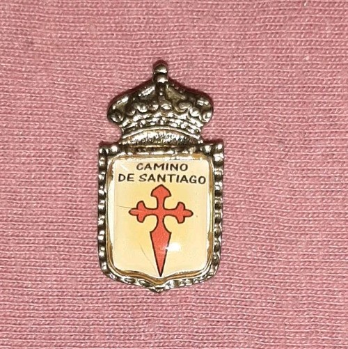 Vintage Camino De Santiago Route Trail Saint James Cross Souvenir Lapel ...