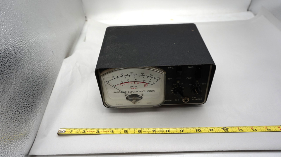 Palomar Model 500 Watt Meter SWR Meter with AM Monitor free ship USA | eBay