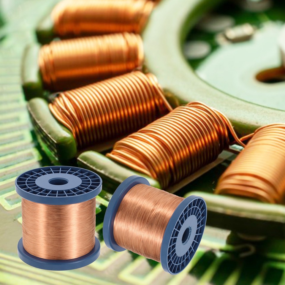 26 AWG Magnet Wire, 26 Gauge 48 oz Enameled Copper Wire, 155C(311F ...