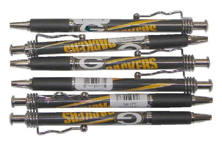 "JAZZ" Ball-Point Pen Set *NFL Football* (AFC/NFC) 3-Pack *Select Your ...