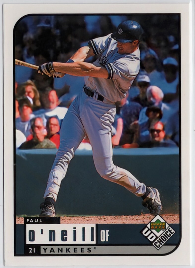 1999 Upper Deck UD Choice Paul O'Neill Card #118 | eBay
