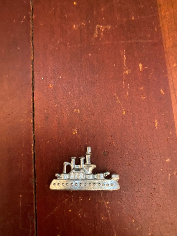Vintage 65th Anniversary Monopoly Game Replacement Piece Classic Ship ...