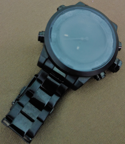 Shark Men's LED Date Day Sport Army Black Stainless Steel Quartz Wrist ...