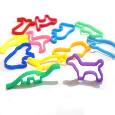 Unicorn Shape Bands Elastic Wacky Fun Party Toy Shapes - Dino Unicorn ...