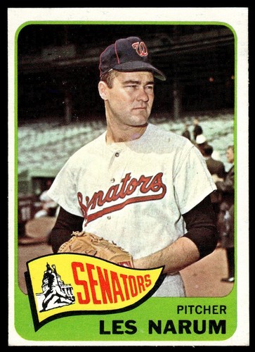 1965 Topps Buster Narum Washington Senators #86 @ | eBay