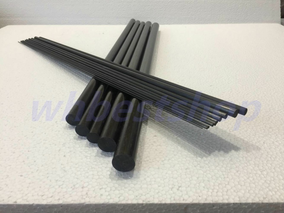 Carbon fiber round bar 11mm 12mm 14mm 15mm 16mm 18mm 20mm x L500mm ...