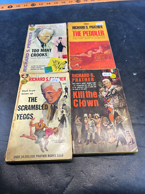 Richard S. Prather lot of 4 vintage paperbacks Shell Scott mystery | eBay