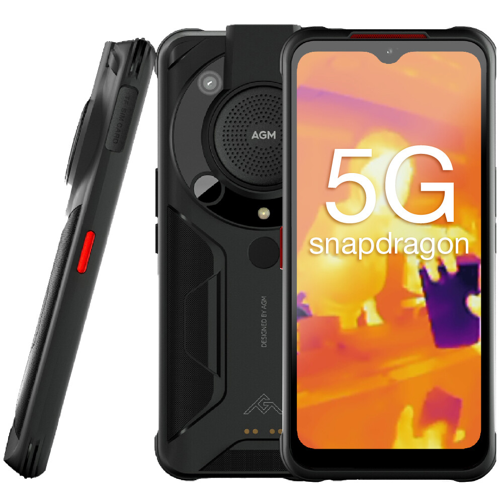 AGM G1 Pro 8GB+256GB 5G Outdoor Rugged Handy Smartphone Wärmebildkamera ...