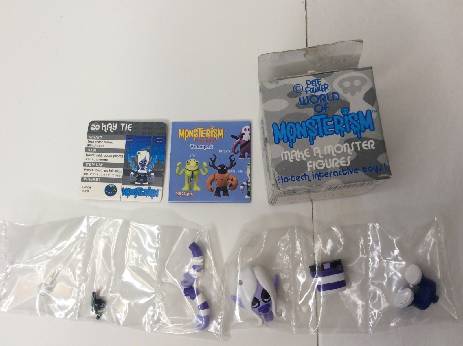 Pete Fowler World of Monsterism Vol 2 Monster Toy Figure 20 KAY TIE ...