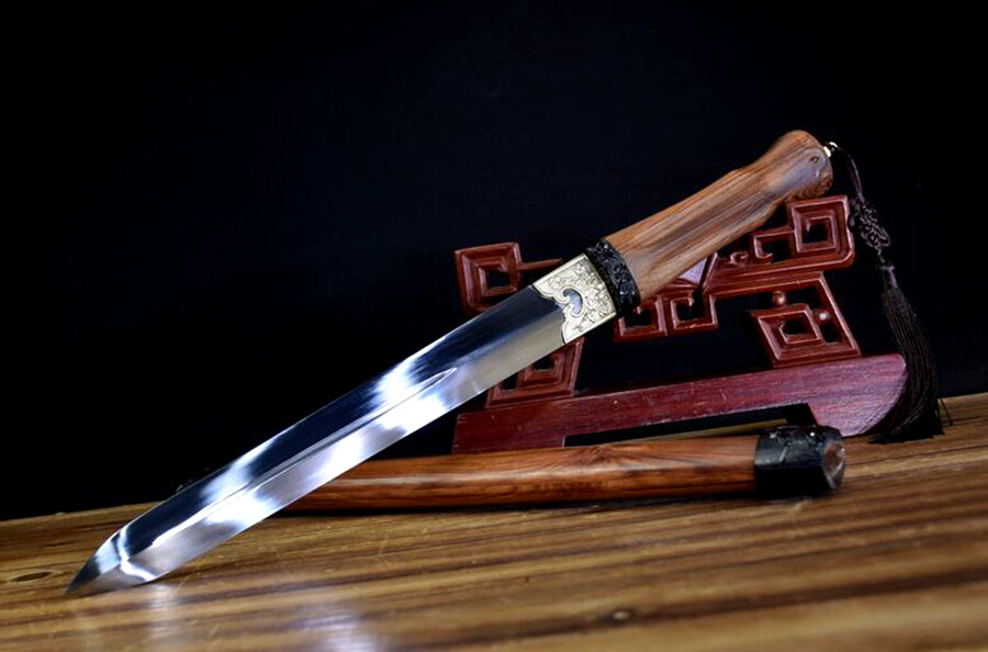 Chinese KungFu Short Dao Sword Sharp 1095Carbon Steel Outdoors WuShu ...