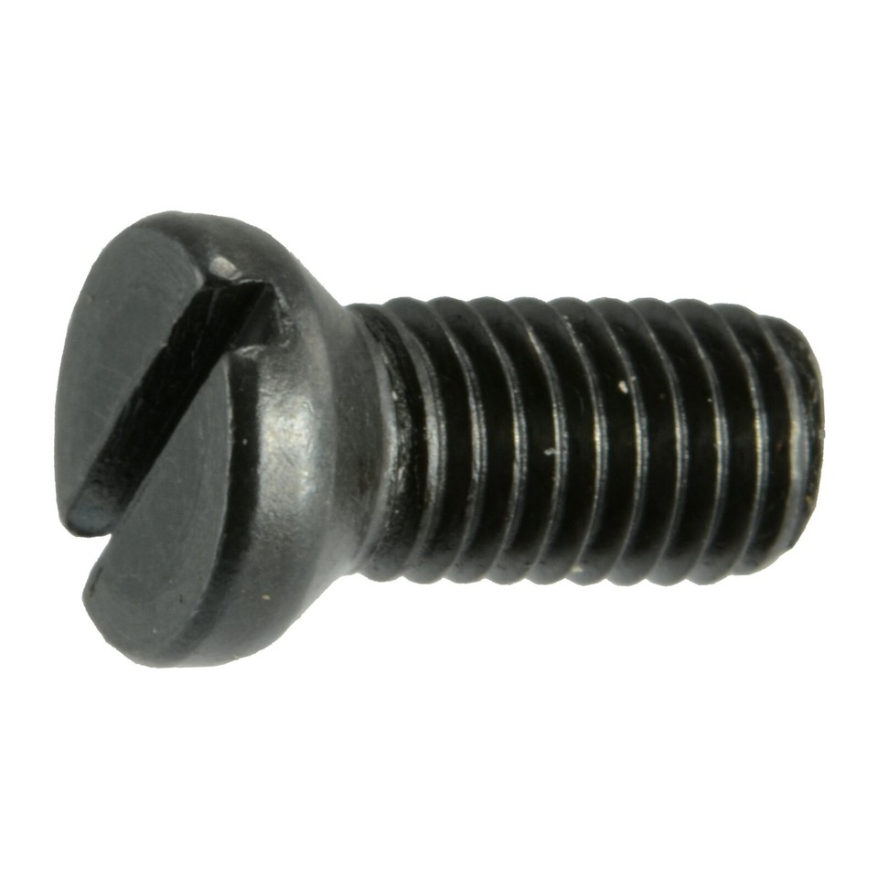Black Oxide Slotted Fillister & Weaver Oval Head Gun Screws (10 pcs ...