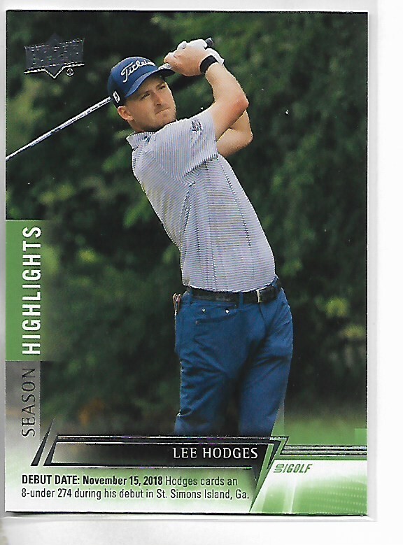 2024 Upper Deck Golf Lee Hodges Season Highlights Card # 73 | eBay