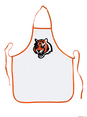 NFL Football Cincinnati Bengals Sports Fan BBQ Grilling Apron Orange ...