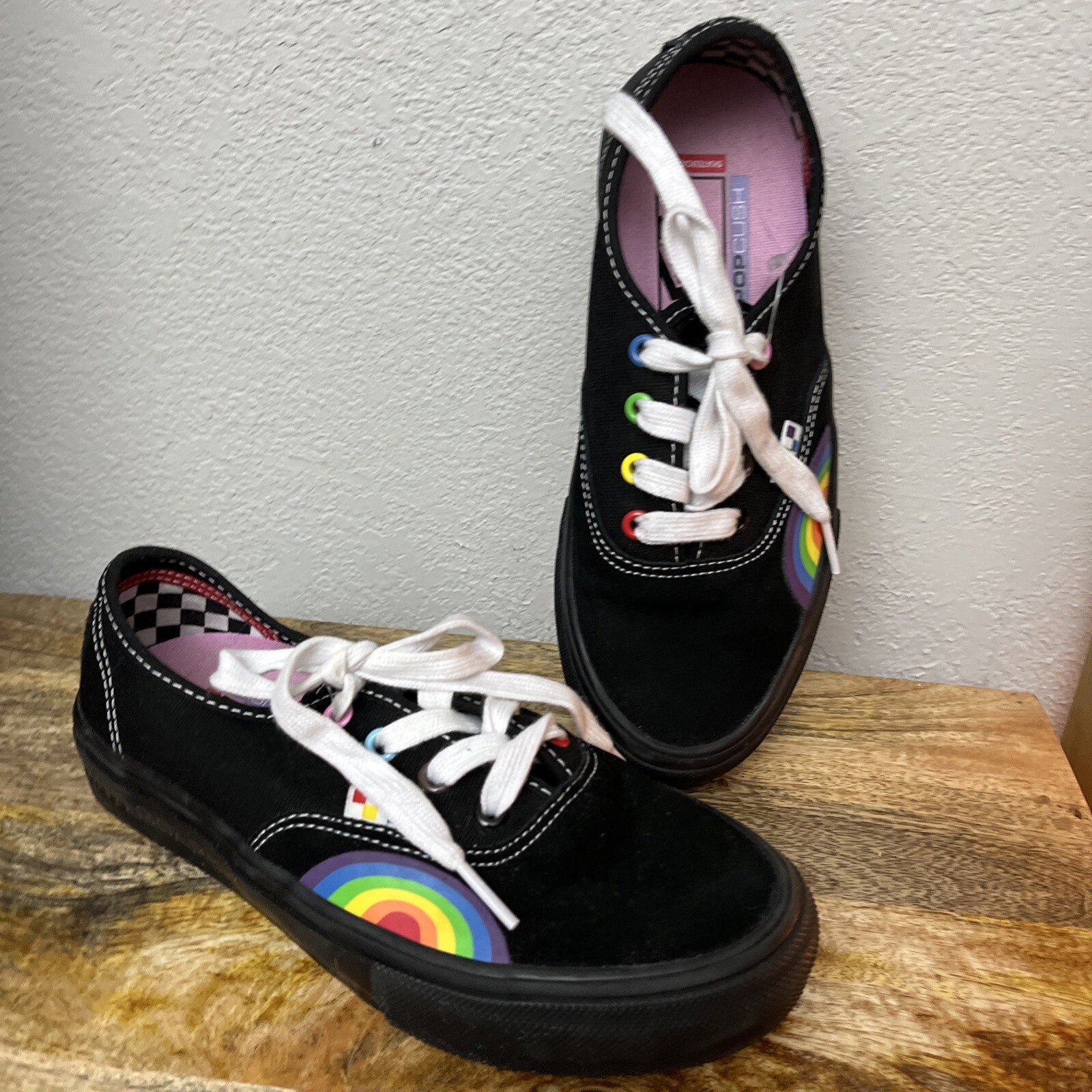 Vans Rainbow Pride Skate Shoes Skateboarding 4 All Sz… - Gem