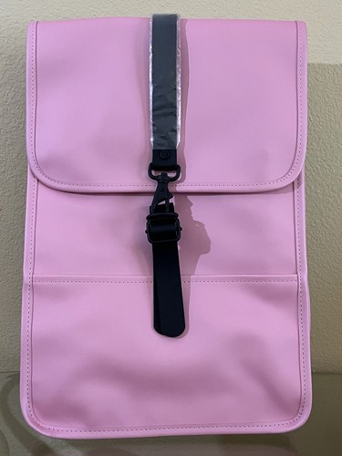 NWT RAINS Backpack Mini Pink Sky Waterproof Adjustable Straps Unisex | eBay