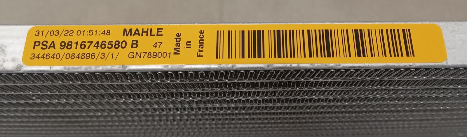 Original Kondensator Opel Citroen Peugeot C4 308 9816746580 | eBay