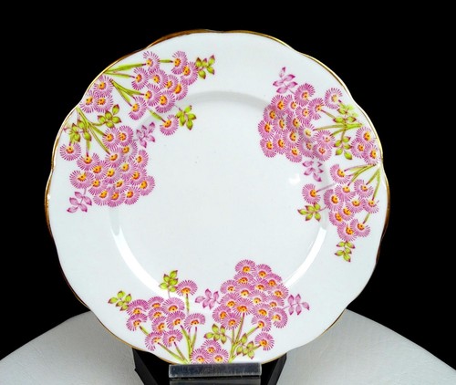 Roslyn England Porcelain Faery Queen Pattern Pink Vintage 7.25" Salad ...