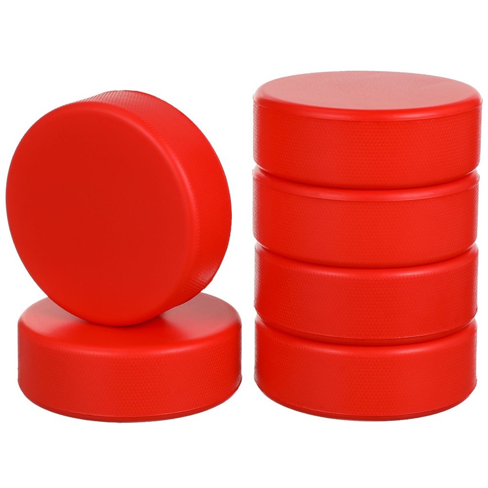 6pcs Foam Hockey Pucks Toy Pucks Practicing Hockey Balls Lightweight ...