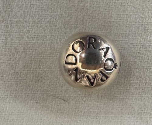 RETIRED PANDORA Round CLIP LOCK CHARM STERLING SILVER Authentic EUC | eBay