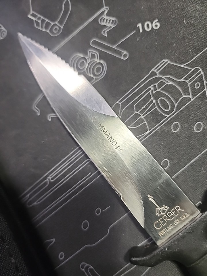 RARE/DISCONTINUED Gerber Command 1 Fixed Blade Knife W/ Original Sheath ...