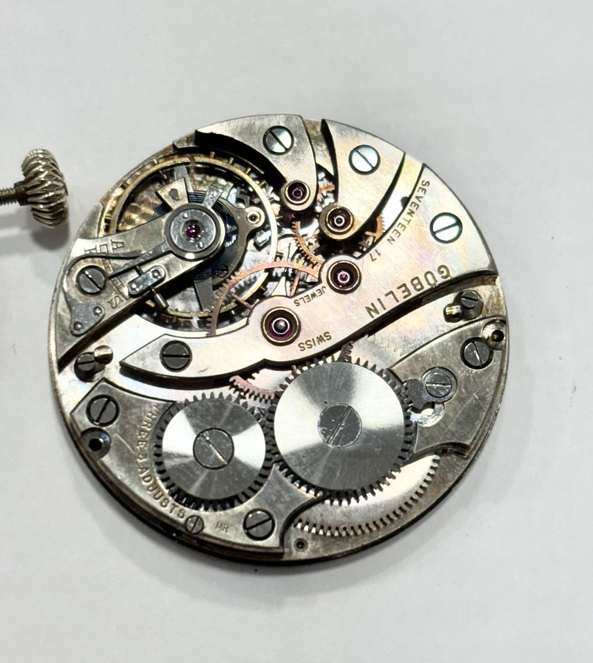 Two High Grade Men’s Huguenin & E Gubelin 12 Size Pocket Watch ...