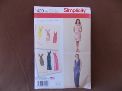 Simplicity Misses Dress Sizes 6-14 Uncut Pattern 1420 | eBay