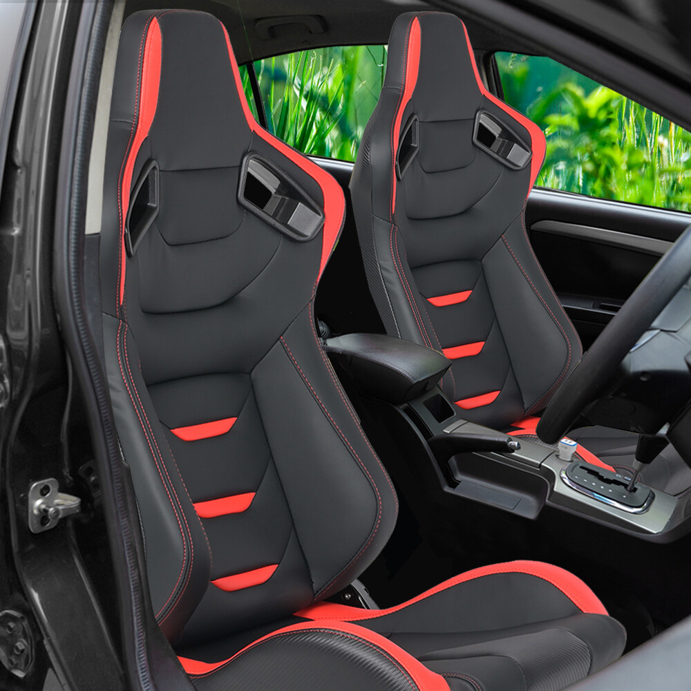 Modern 2Pcs Car Seats Universal Reclinable Bucket Seats Adjustable ...