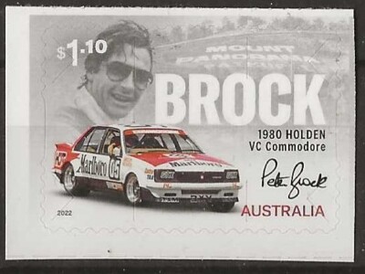 Australia 2022 - Peter Brock 50 Years, 1980 VC Commodore Self Adhesive ...