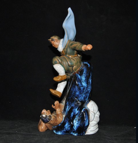 11" chinese Cultural Revolution wucai porcelain Red Army Hitting ...