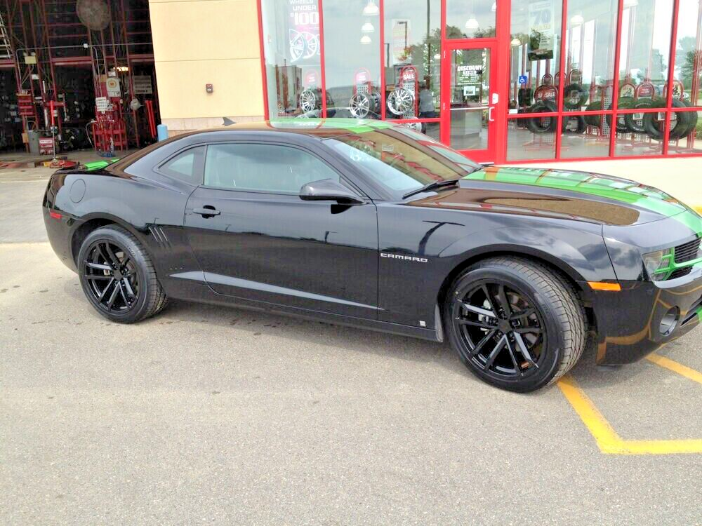 Fits 20" x 9" Camaro ZL1 1LE Replica Wheels Rims Satin Black For 5th ...