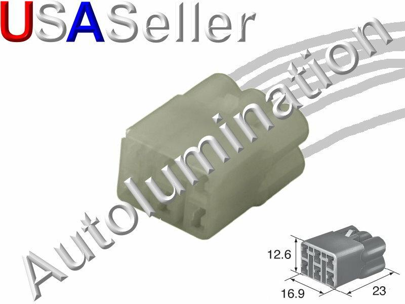 HM 6 way connector MALE FEMALE Sumitomo Sealed NAMZ 6187-6801 6180-6181 ...