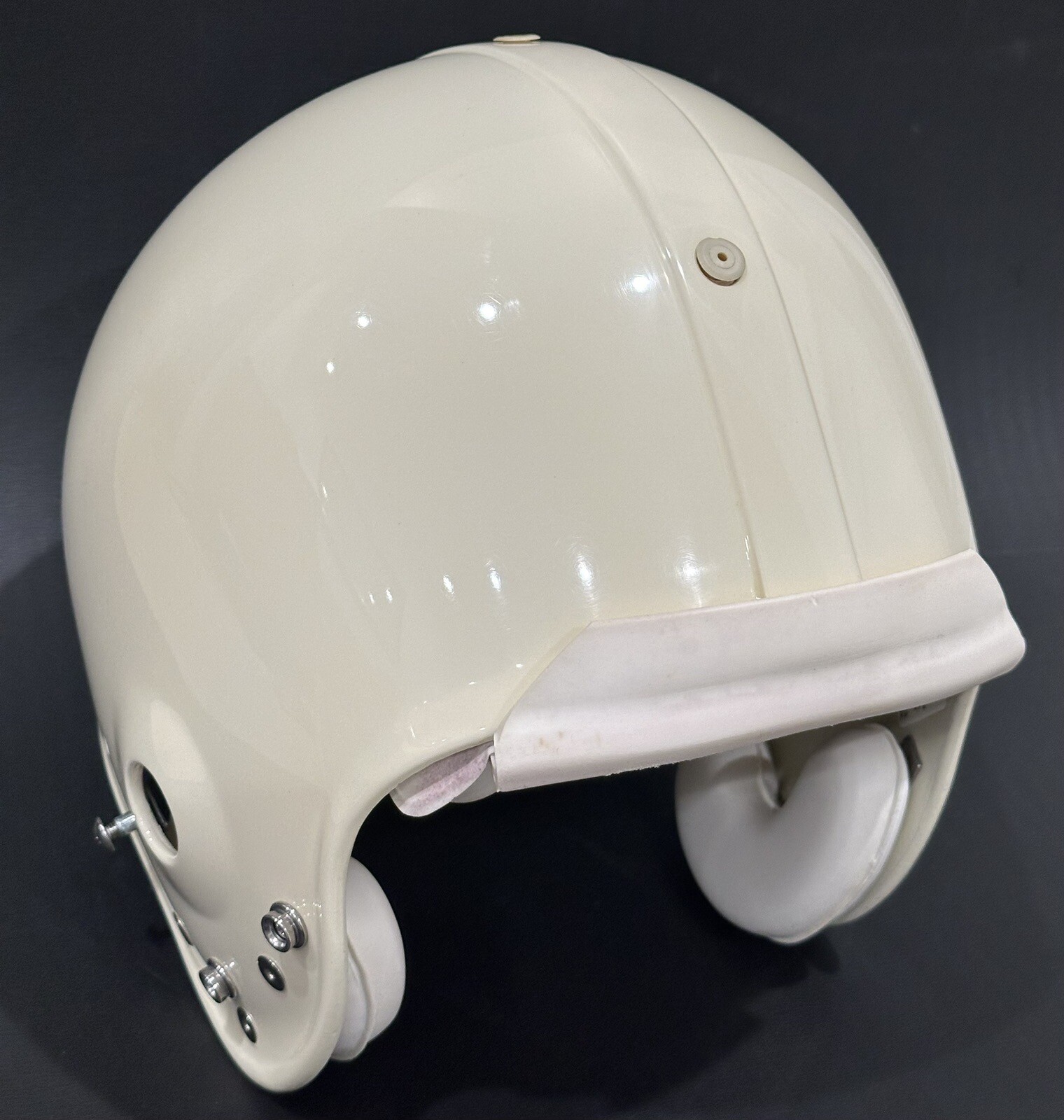 Tom Brady Riddell VSR4 XL Small Ear Hole Rare Off White Football Helmet ...