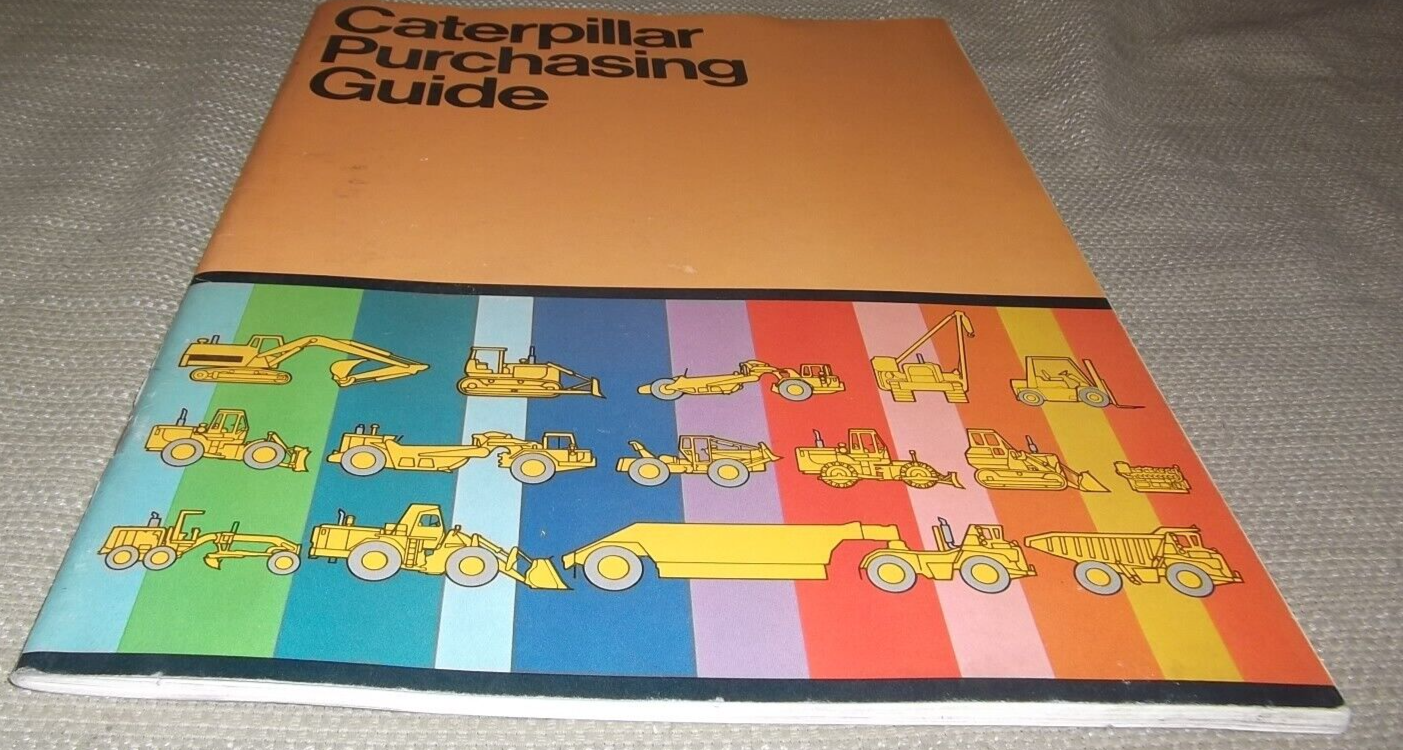 VINTAGE CATERPILLAR PURCHASING GUIDE BOOK MANUAL CATALOG | eBay