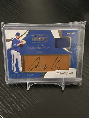 2020 Immaculate Collection Anthony Kay Auto Relic #’d /99 Game Used ...