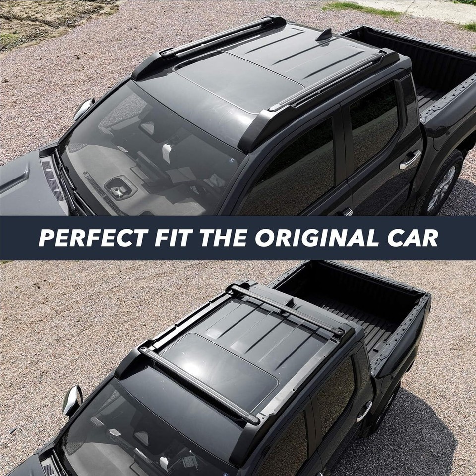 For 2024-2026 Toyota Tacoma Double Cab Top Roof Rack + Cross Side Rails ...