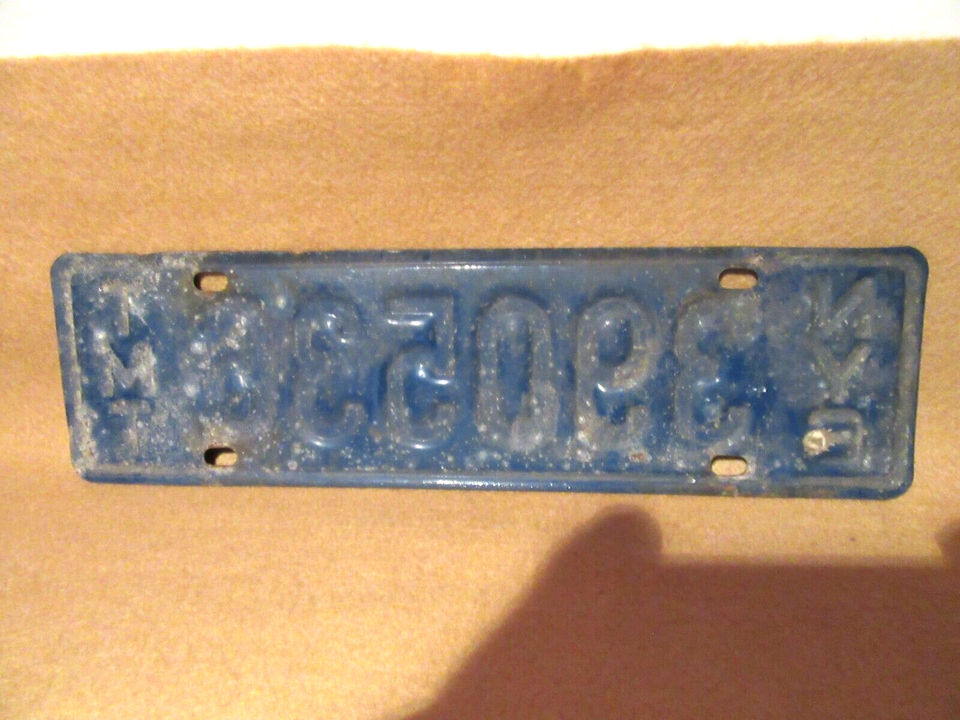 New York license Plates TMT NY6 Original NYC Highway Tax Use car tag ...
