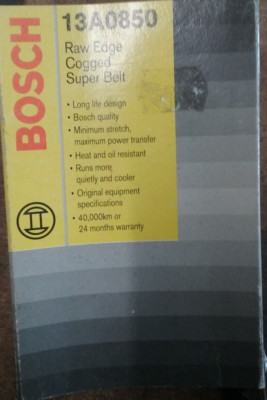 13A0850 - BOSCH - V Drive Belt 13mm Top Width x 850mm | eBay Australia