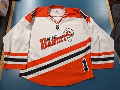 Tehoka Nanticoke Buffalo Bandits Lacrosse Jersey (2X/2XL) Stitched Pro ...