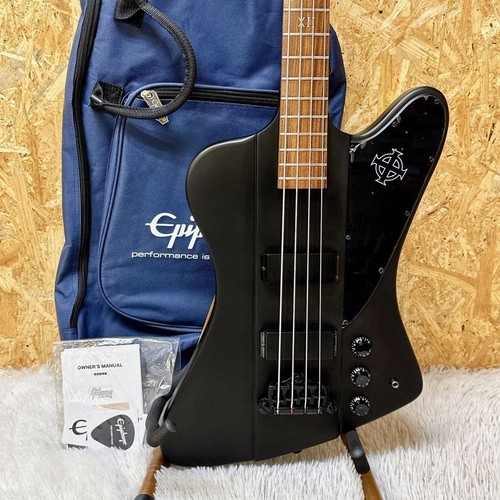 *CLEAN* Epiphone Goth Thunderbird Bass Black Excellent Condition W/OGB ...
