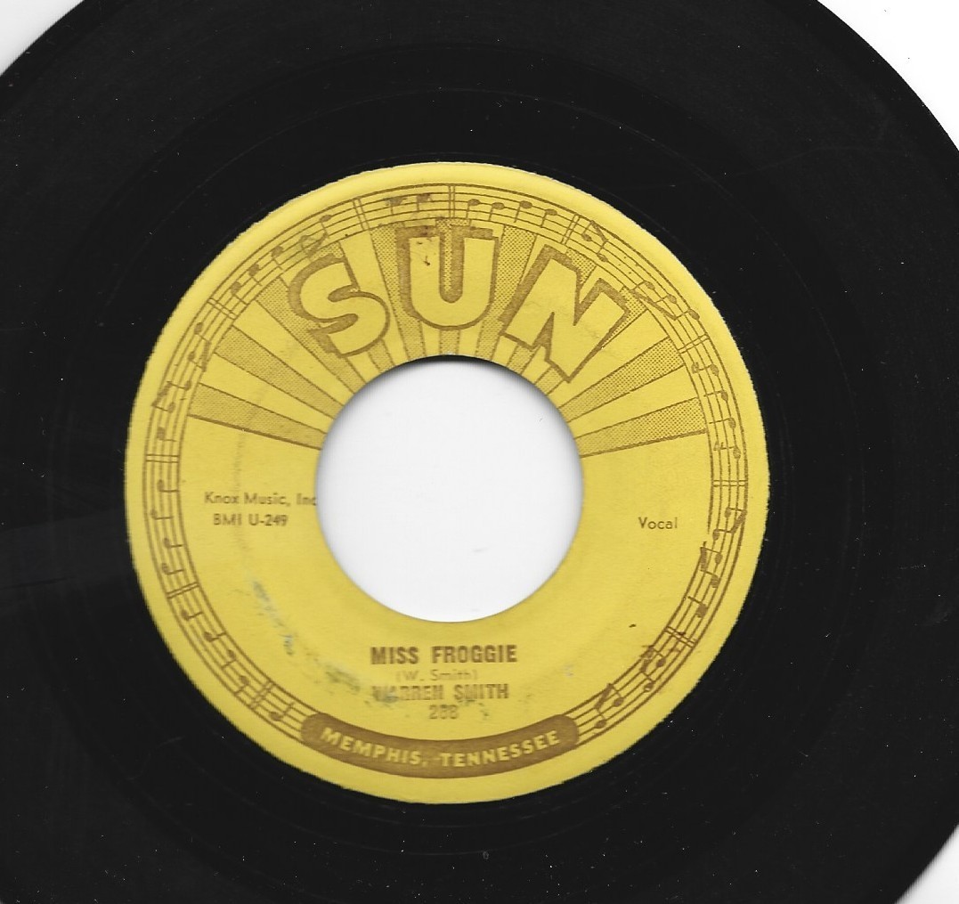 ROCKABILLY 45 -WARREN SMITH - MISS FROGGIE / SO LONG IM GONE- HEAR ...